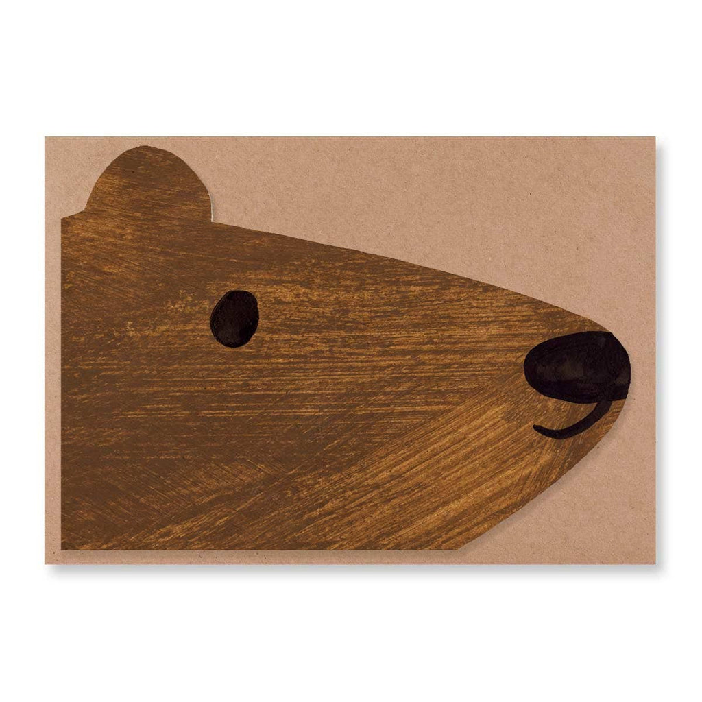 Brown bear card – Florence and Fox