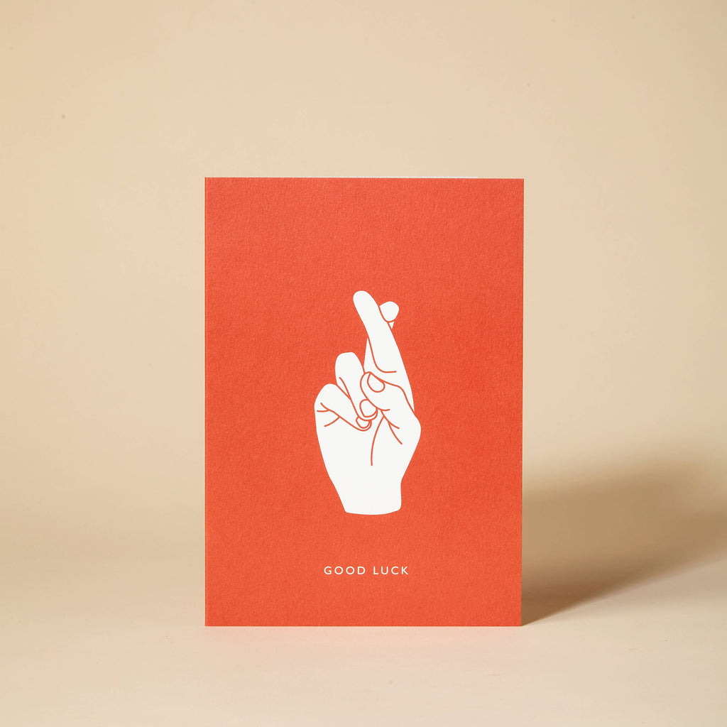 Good Luck Greeting Card – Florence and Fox